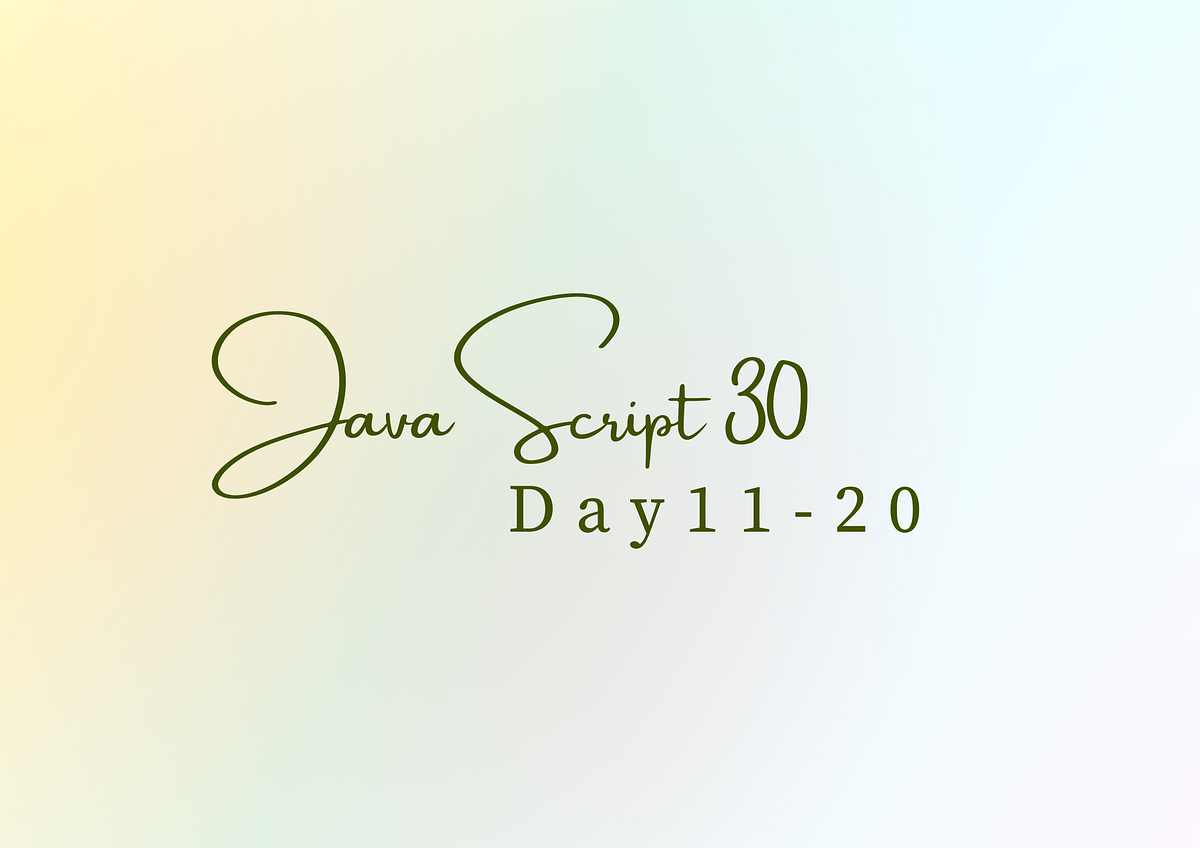 JavaScript 30｜Day 11-Day20. Day 11. Custom HTML5 Video Player | by Wendy Chang | Wendy Loops ...