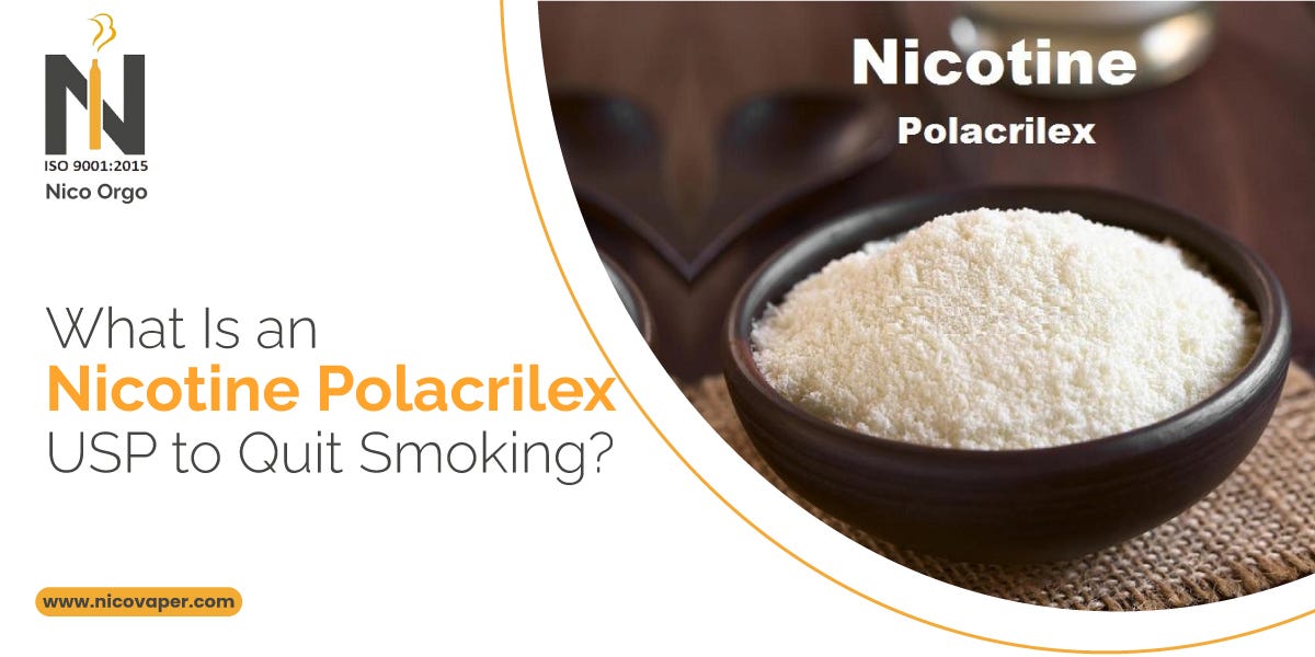 Why Use Nicotine Polacrilex USP to Quit Smoking | by Nicovaper | Medium