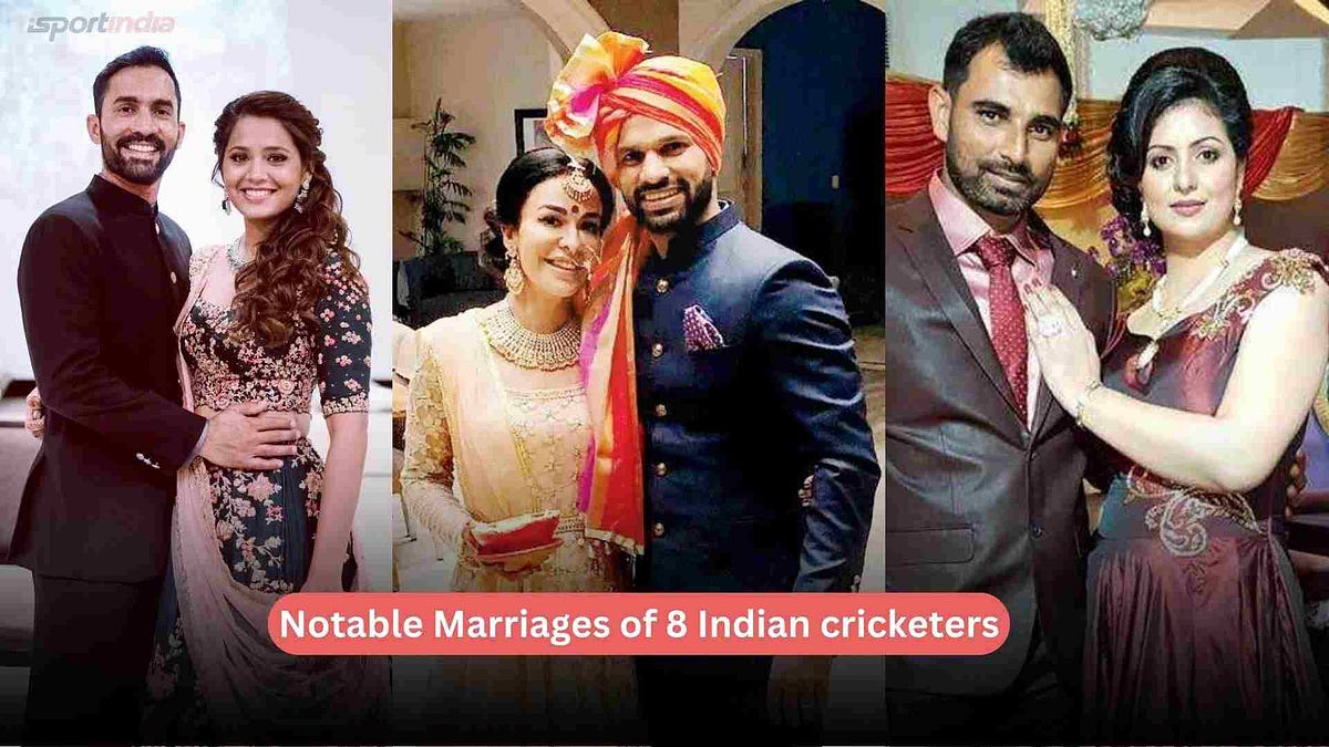 Notable Marriages of 7 Indian cricketers: Some faced heartbreak as ...