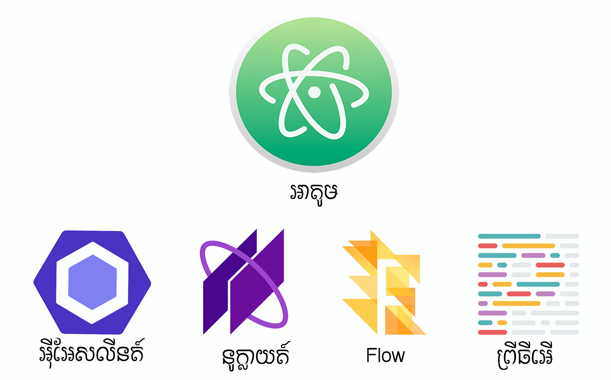រៀបចំ Development Environment សម្រាប់សសេរ React Native Application ដោយប្រើ Nuclide, Flow, Eslint ...