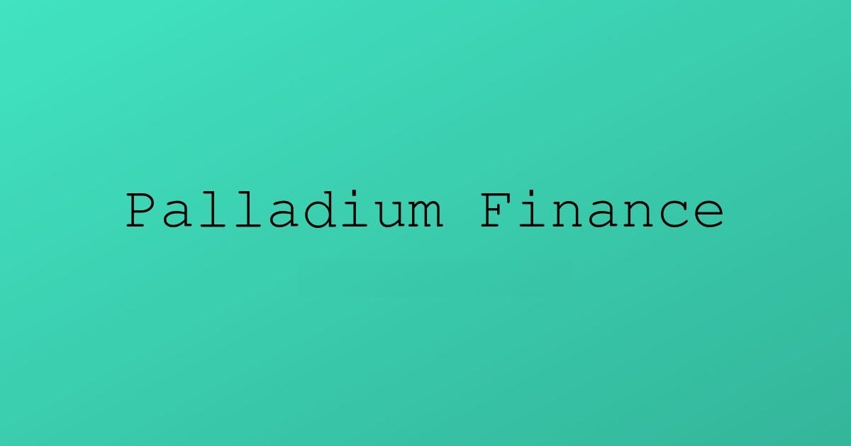 Palladium Finance | BSC (Tr-Eng). Palladium Finance (Tr) | by IDO Hunter | Medium