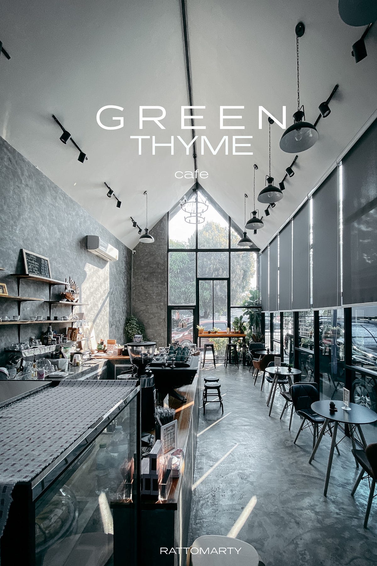GREEN THYME คาเฟ่เรือนกระจก ถนนตลิ่งชัน-บางบัวทอง | by Rattomarty | Medium
