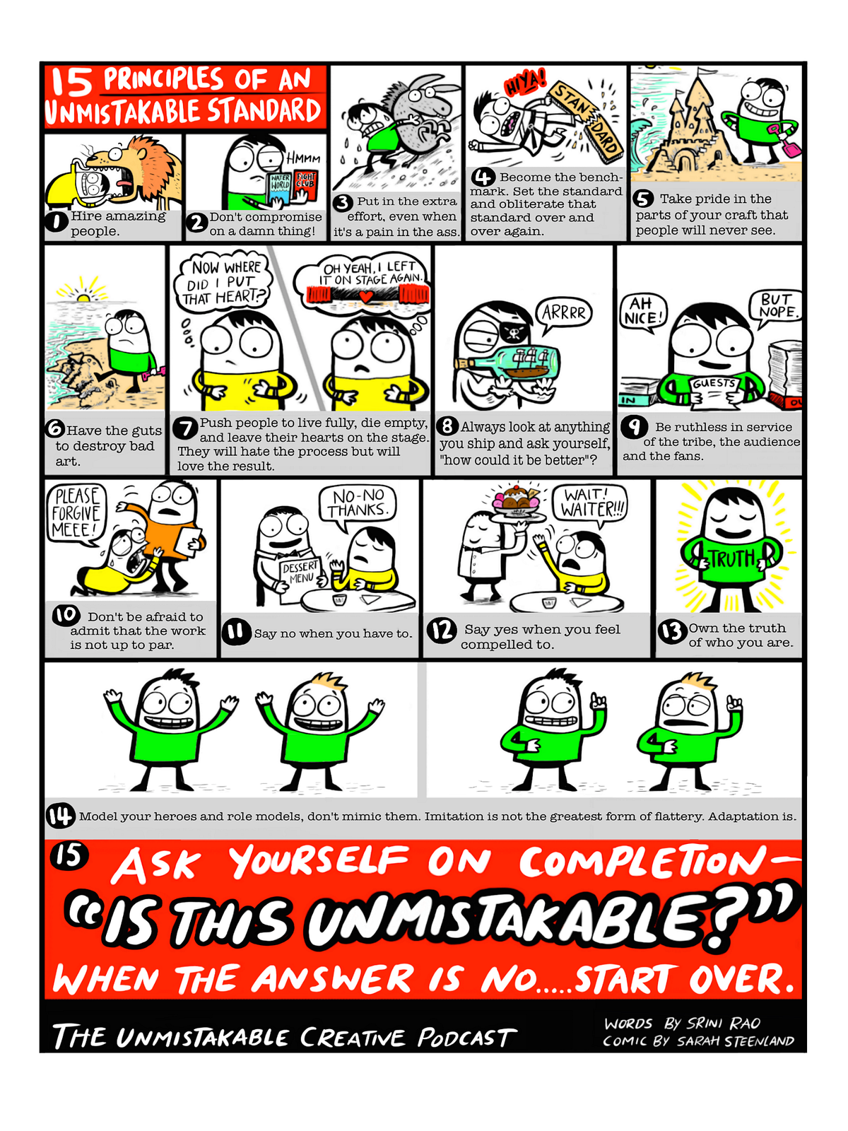 15 Principles of an Unmistakable Standard | by Srinivas Rao | Mission ...