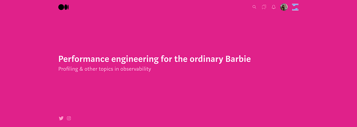 Performance engineering for the ordinary Barbie | by Lily Chen ...