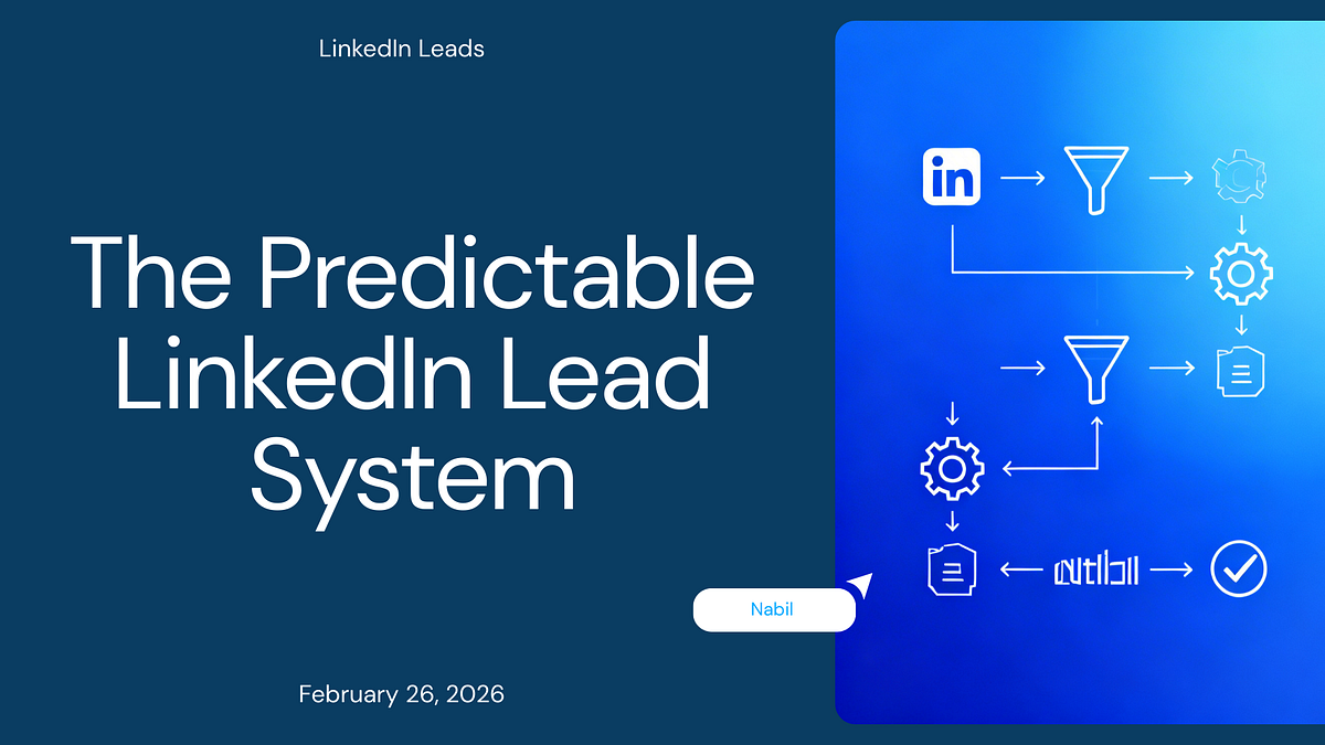 AI + Data: A Predictable LinkedIn Lead System | Medium