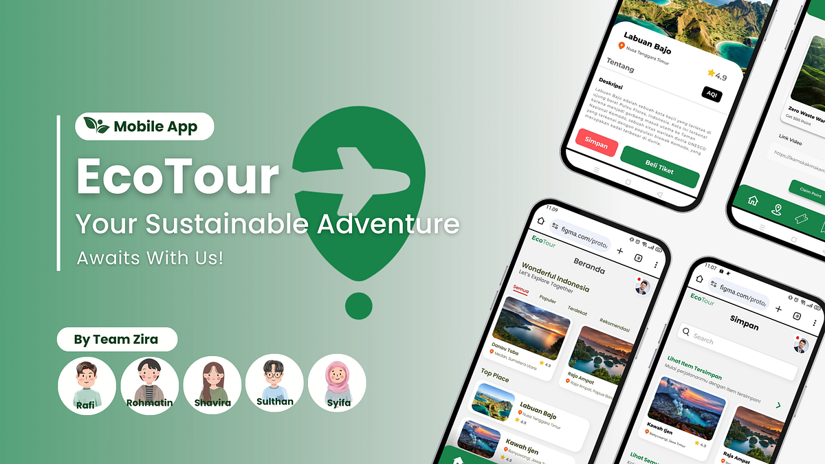 EcoTour Mobile App. This Project Created by Team Zira; Rafi… | by Syifa ...