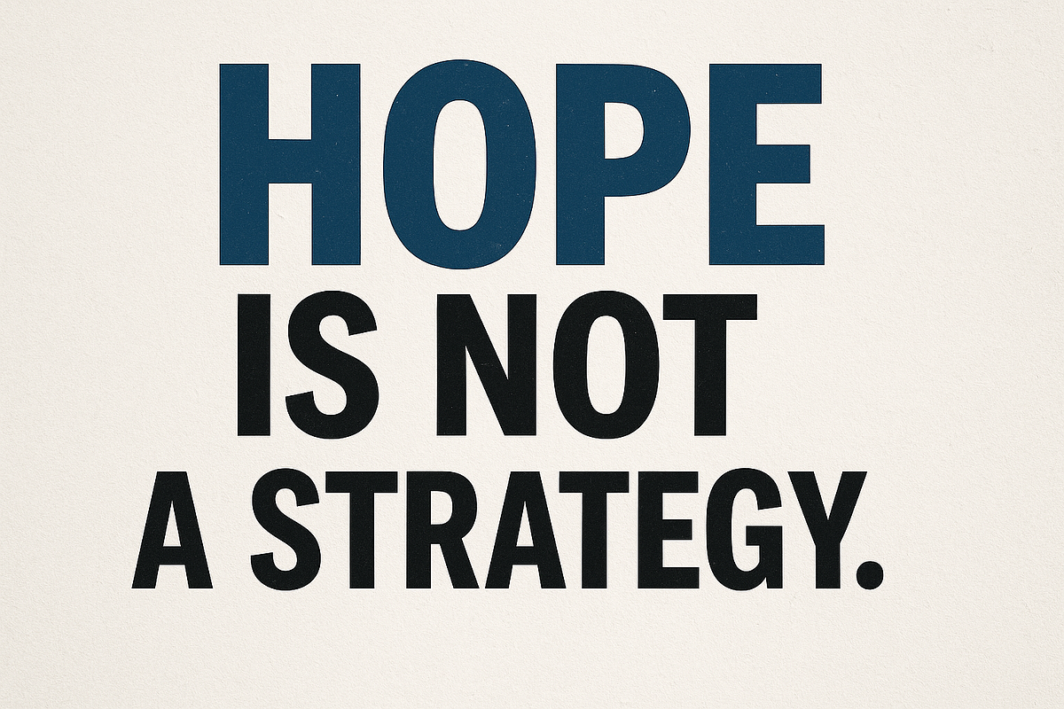“Hope Is Not a Strategy”: The Quiet Trap Holding Engineering Teams Back | by Werner Otto | Jul ...