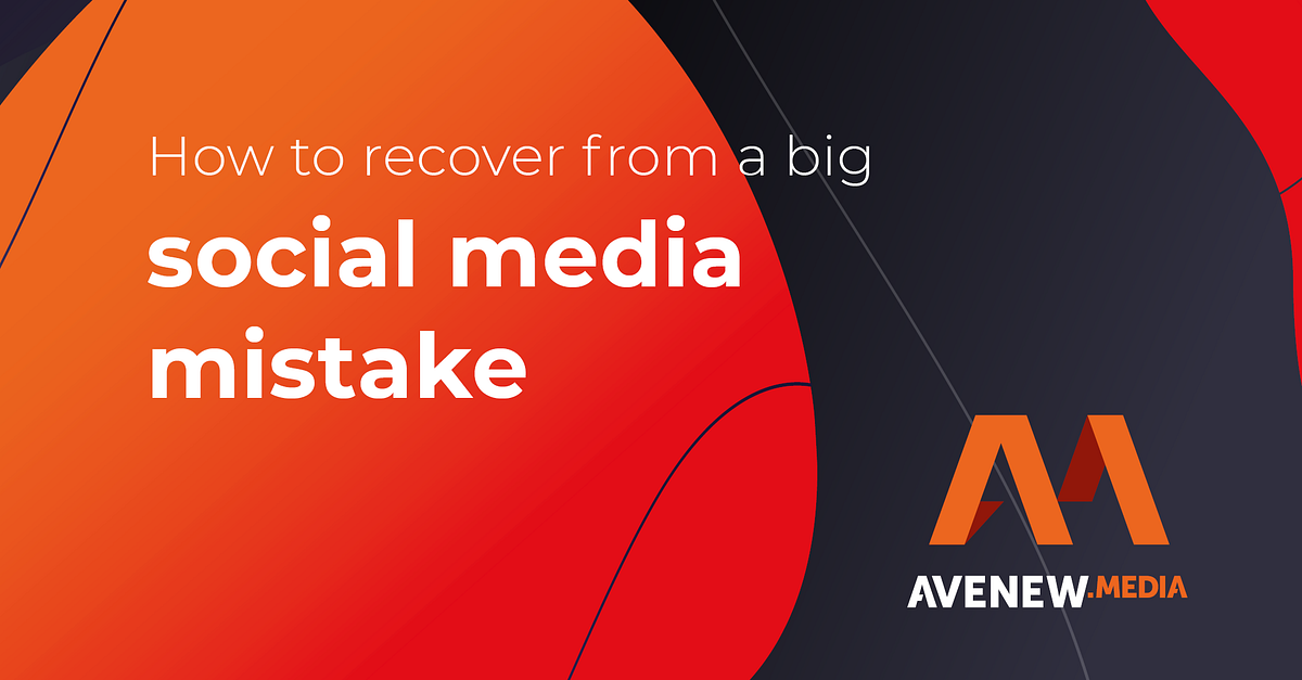 How to recover from a big social media mistake | by Molecule Group ...