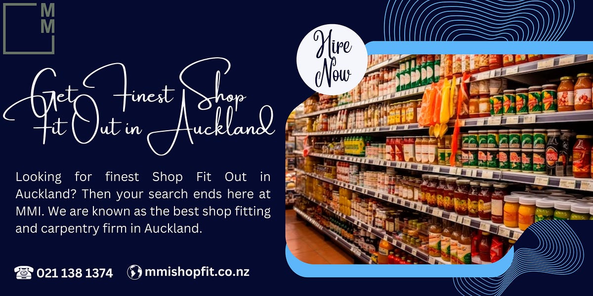 Get Finest Shop Fit Out in Auckland - MMI Shopfit - Medium