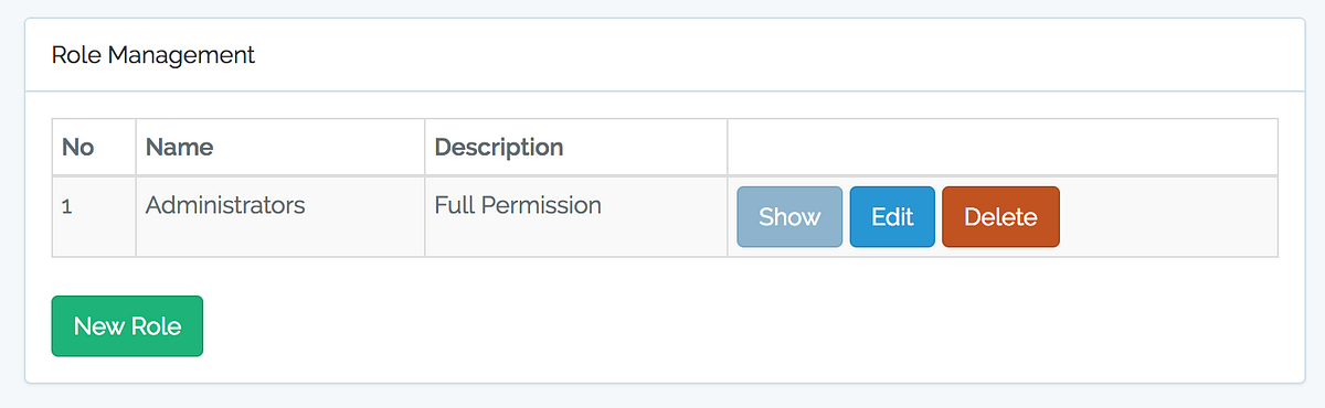 Tutorial 7: How to Build a Laravel 5.4 Administration Module with Role-based permissions using ...