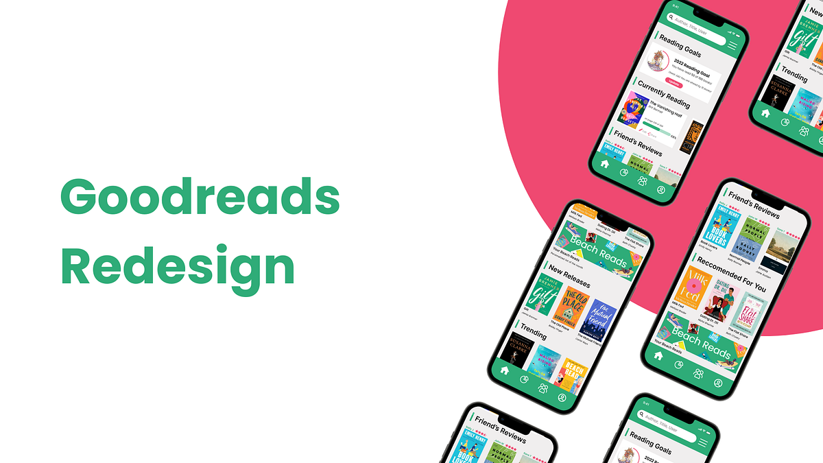 Goodreads Homepage Redesign. Overview | by Sydney Amling | Medium