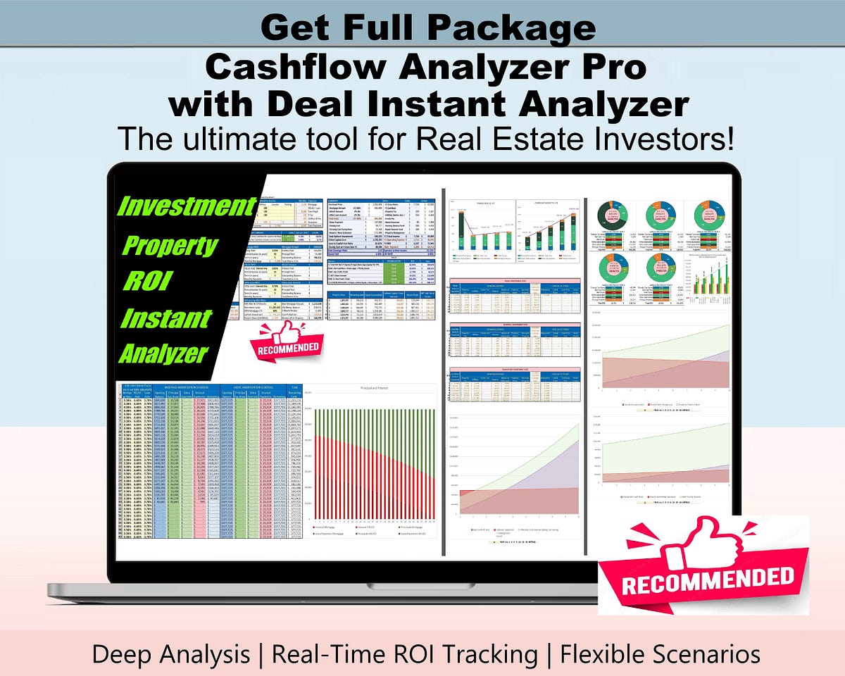 Ultimate Rental Property Analysis Spreadsheet | Real Estate Investment ...