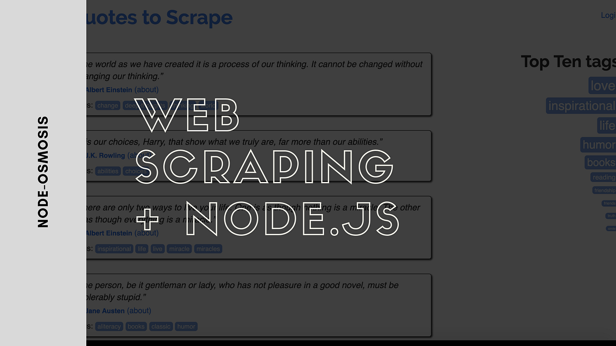 วิธีการดูดข้อมูลเว็บ (Web scraping) ด้วย Node.js | by Nitipat ...