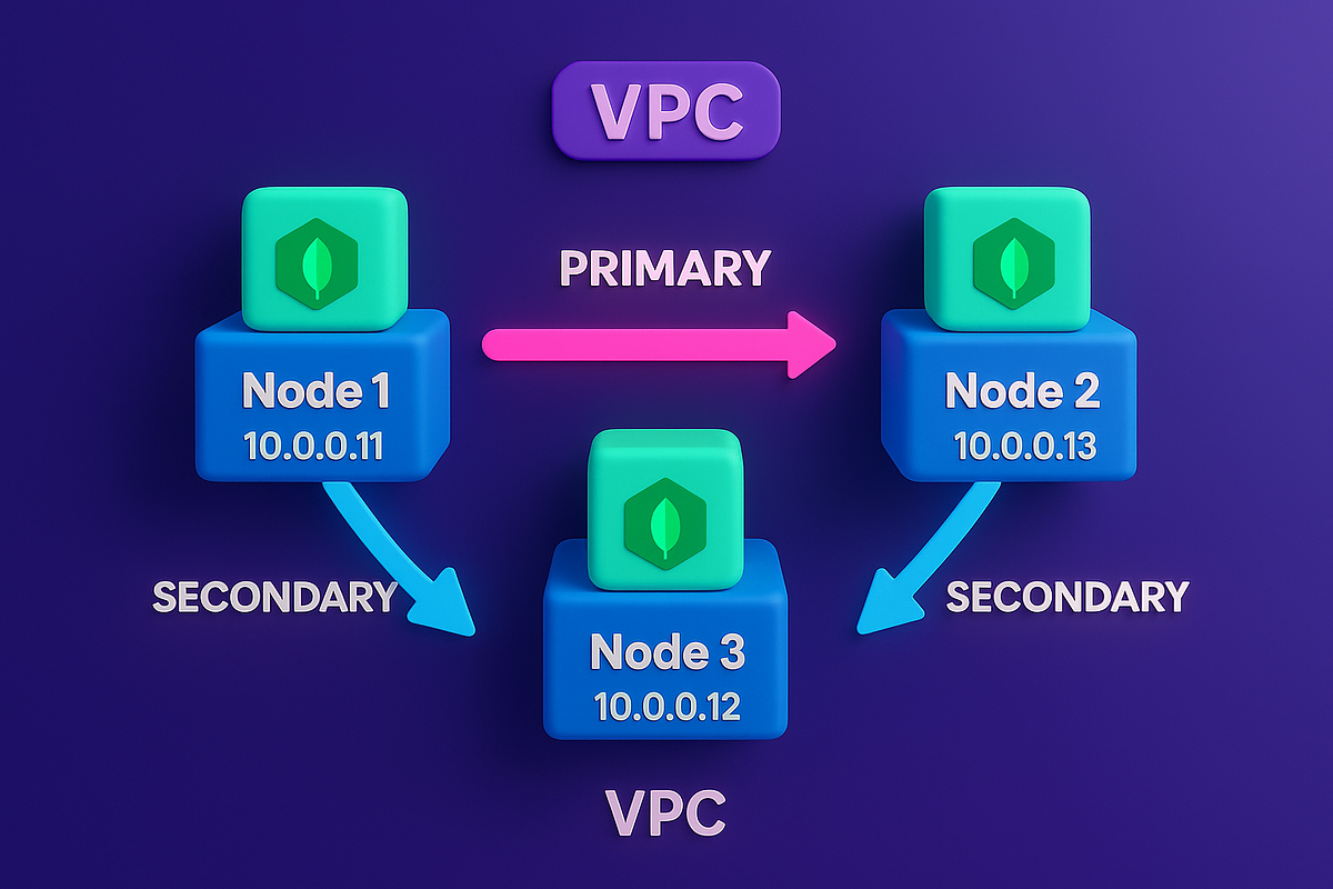 Deploying a MongoDB 3-Node Replica Set Using Docker Across VPC Machines ...