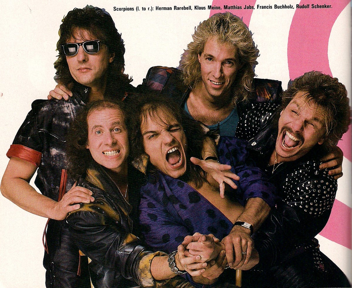 Herman Rarebell Shares 10 Rare Scorpions Photos | by Diana Bugai | Medium