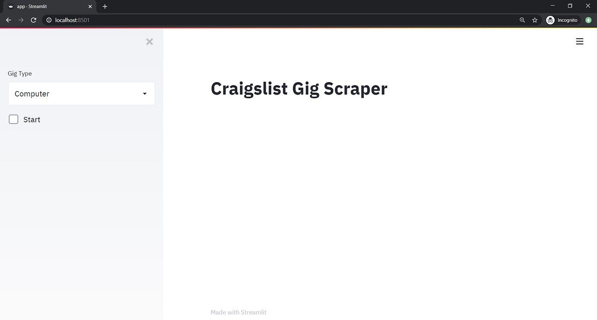 How to scrape every craigslist gig in America using Python. | by Ernesto Monge | Medium