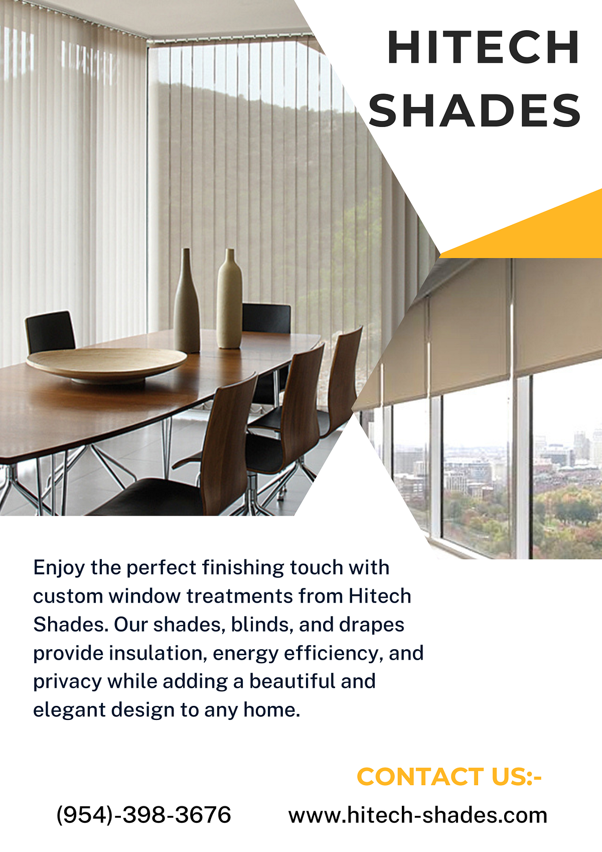 The Best Blinds, Shades and Drapes to Complete Your Home from Hitech Shades - Hitechshades - Medium