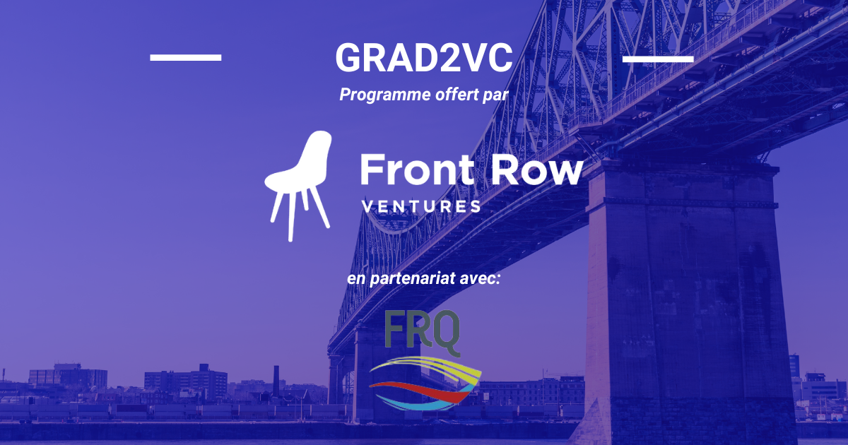 Introduction du programme Grad2VC — Une initiative menée par Front Row ...
