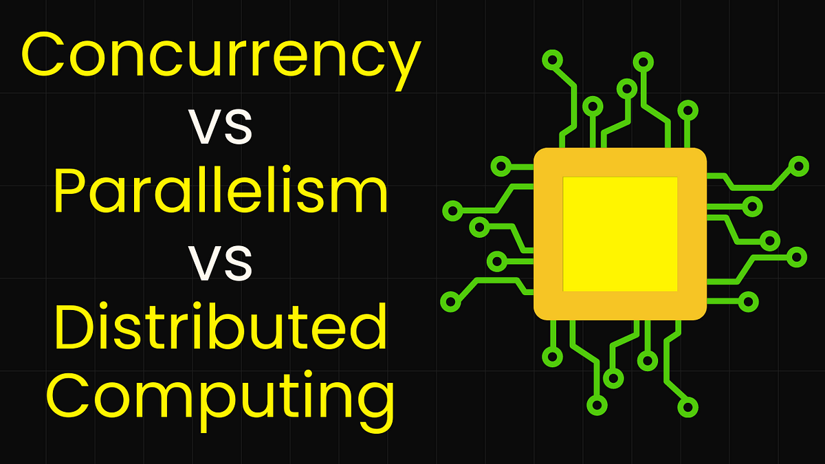 Concurrency Vs Parallelism Vs Distributed Computing Zahid Ali Medium