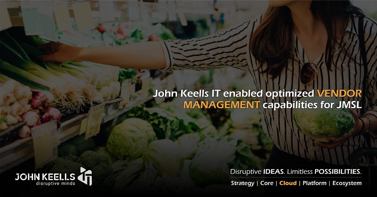 John Keells IT enabled optimized VENDOR MANAGEMENT capabilities for ...