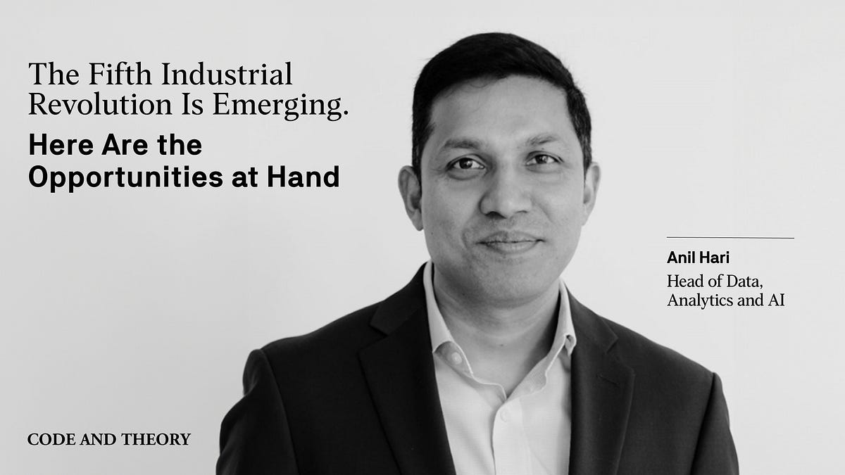 The Fifth Industrial Revolution is Emerging. Here Are the Opportunities ...