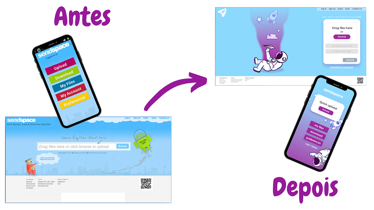 SENDSPACE. Esse projeto tem como objetivo melhorar… | by Marcela Sabia ...