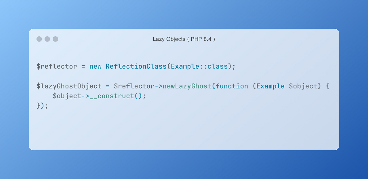 Understanding PHP 8.4 Lazy Objects: Myths and Realities | by Rajan Dangi | Dec, 2024 | Medium