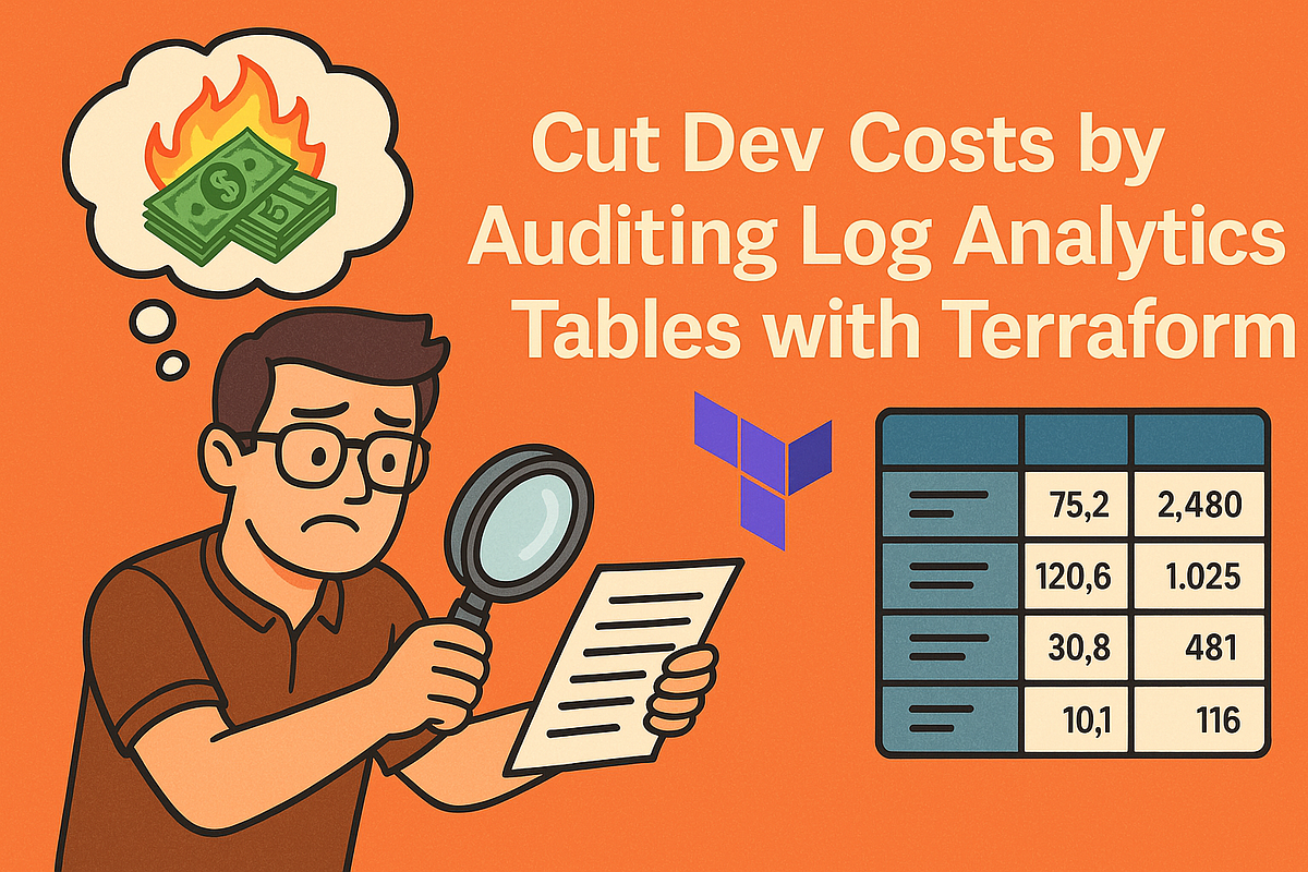 Cut Dev Costs by Auditing Log Analytics Tables with Terraform | by Mark ...