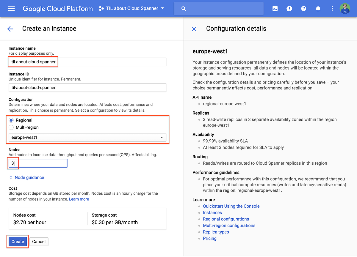 First Steps with Google Cloud Spanner | by Robert Kubis | Google Cloud ...