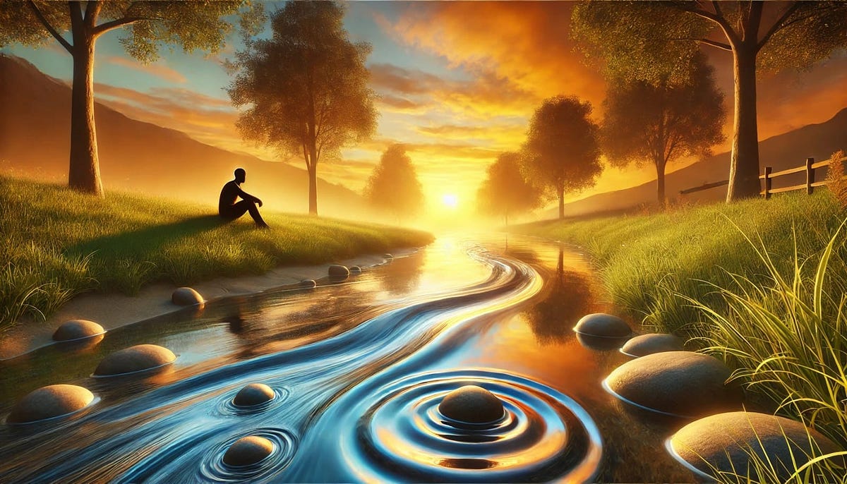 The River of Thoughts. Ideas comes and go-- but still the… | by Robrayl ...