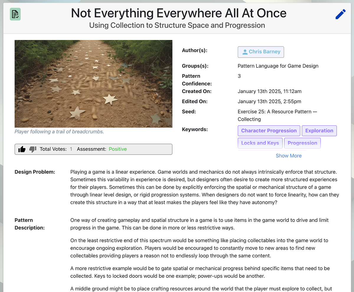Final Resources Pattern Derived from Collecting | by Chris Barney ...