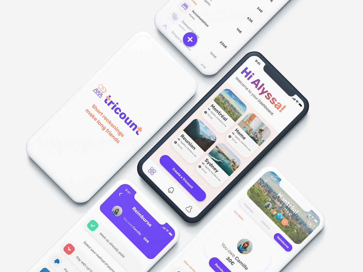 Case study: Tricount UI redesign. Improving UI skills through UI… | by ...