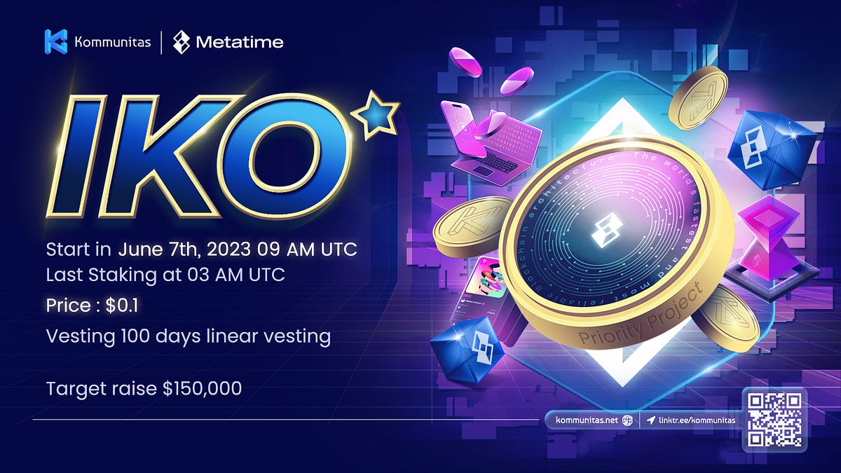 Kommunitas x Metatime Priority IKO Details | by Kommunitas Official ...