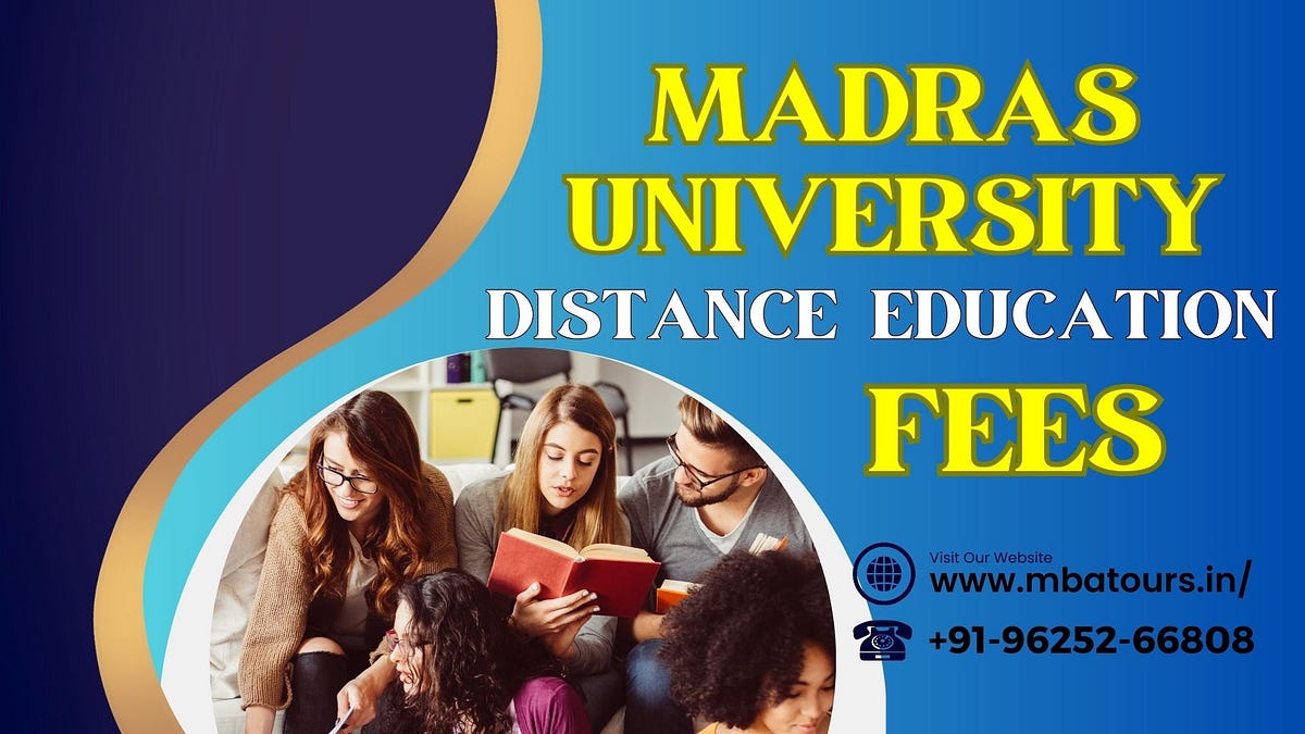 Madras University Distance Education Fees Distancecolleges Medium