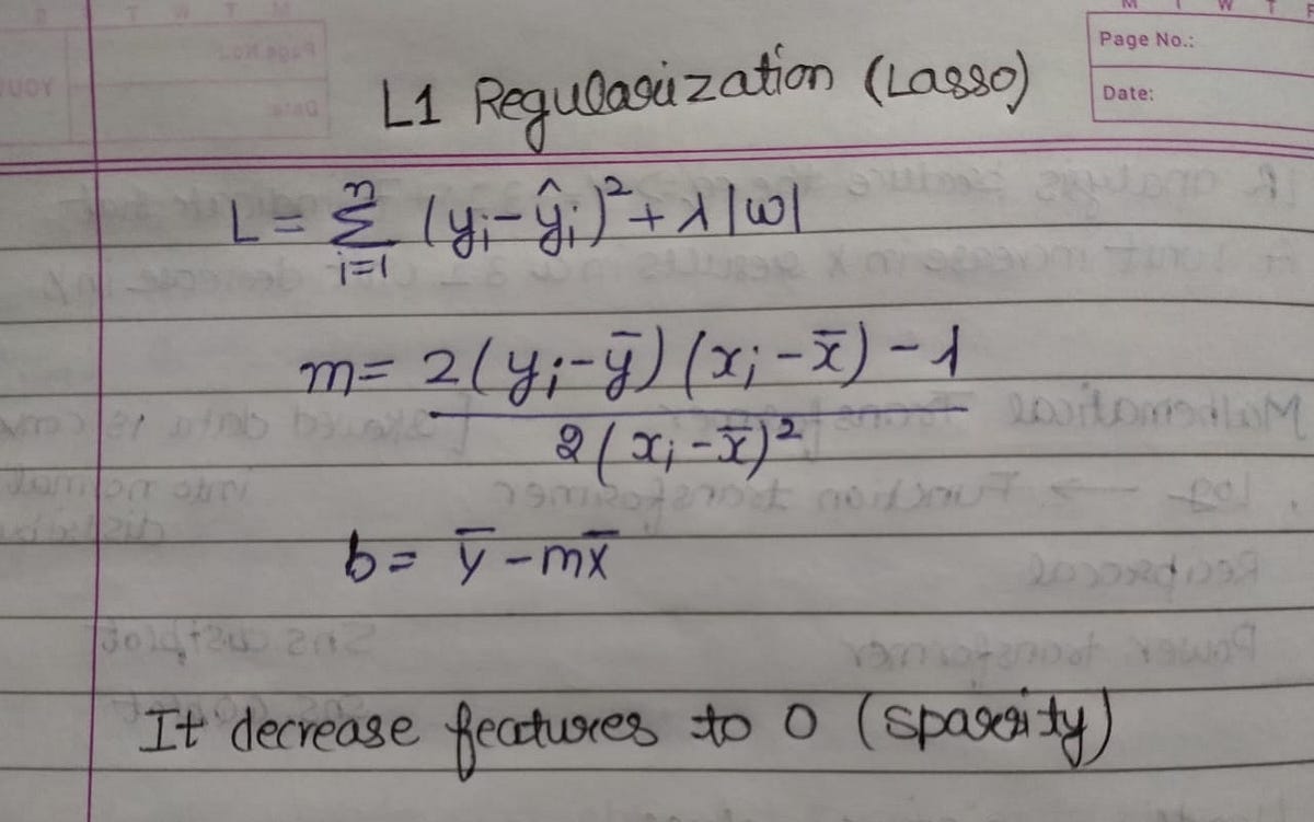 A Detailed Explanation of Lasso Regularization in Machine Learning | by ...