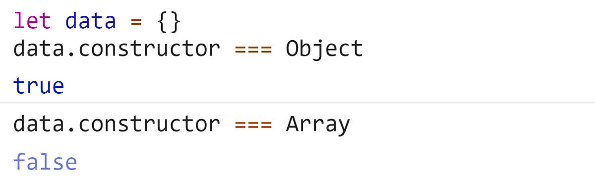 [JavaScript] Check if a variable is a type of an Object or Array? | by ...