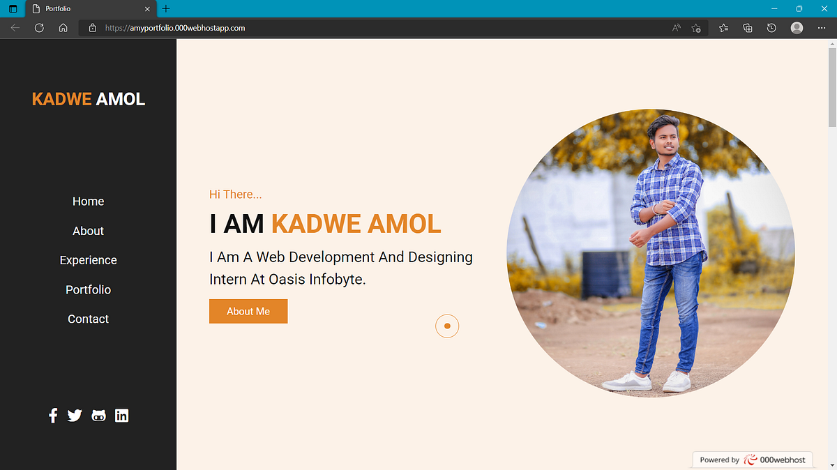 Oasis Infobyte Web development and Design Internship Experience. | by Amolkadwe | Medium