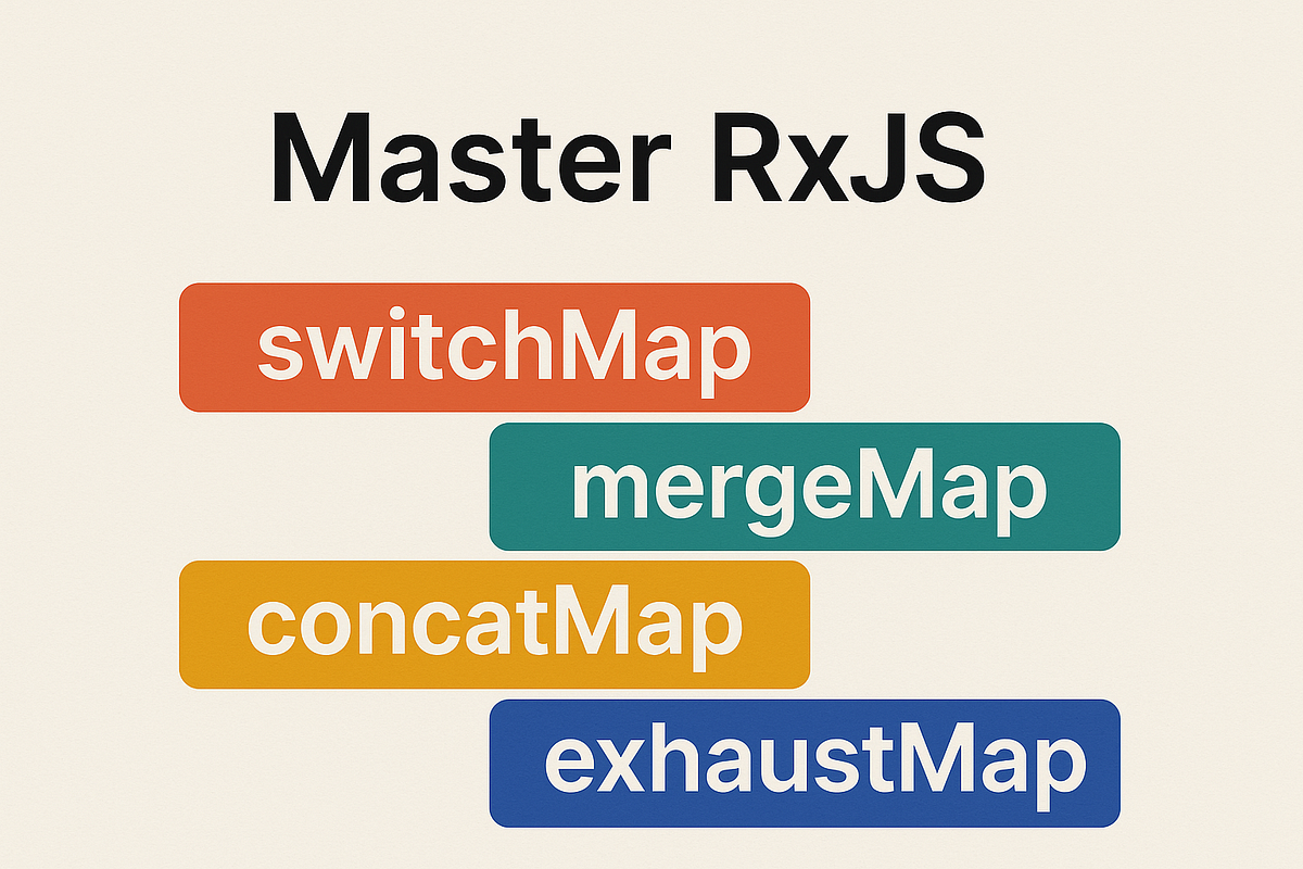 🔥Master RxJS: switchMap vs mergeMap vs concatMap vs exhaustMap | by 🚀 Rohit Singh 🚀 | Medium