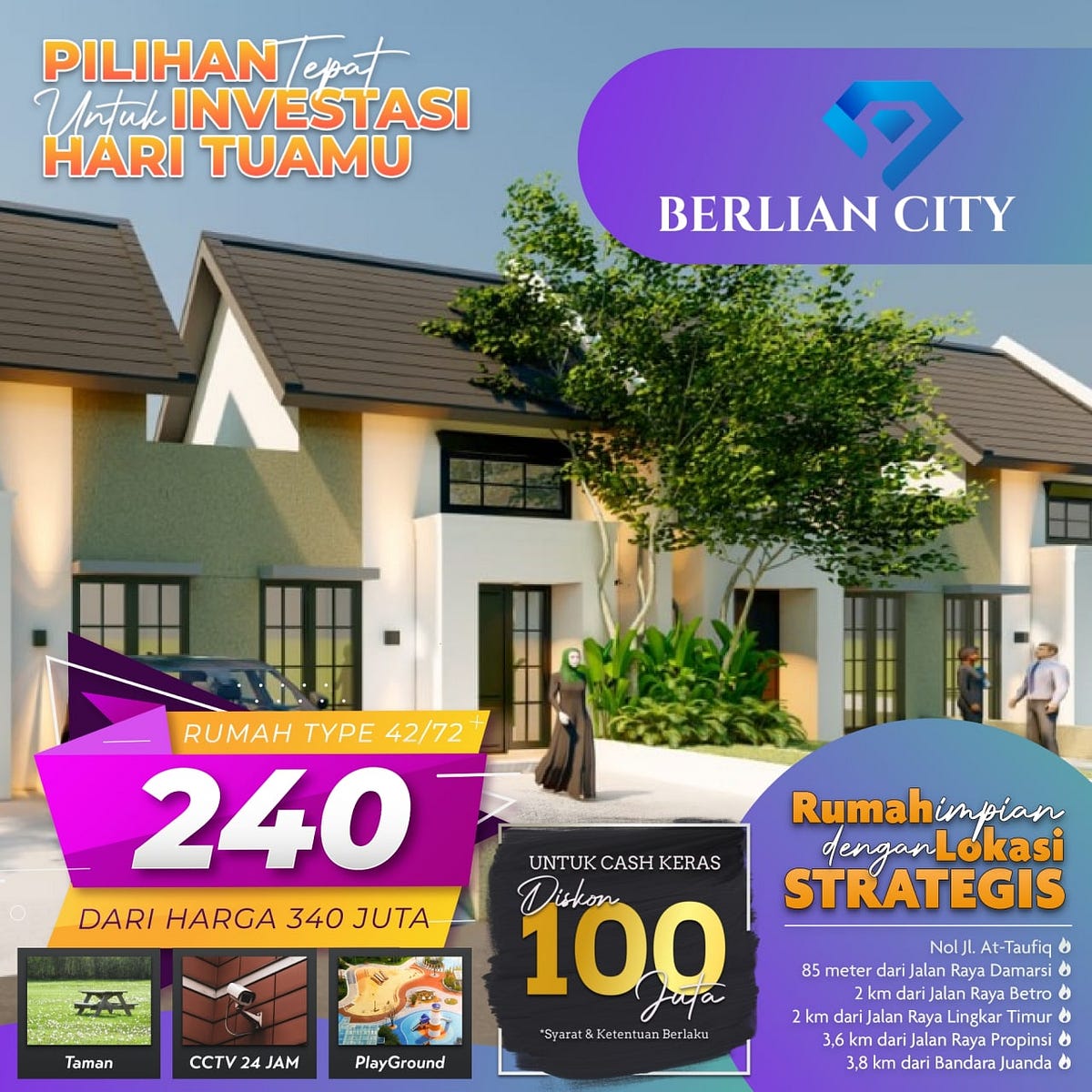 Rumah Dekat Bandara Juanda Lama. 🔊 NEW LAUNCHING 🔊 BERLIAN CITY… | by ...