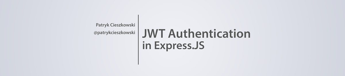 JWT Authentication in Express.js. A week ago I’ve spoken about basics ...