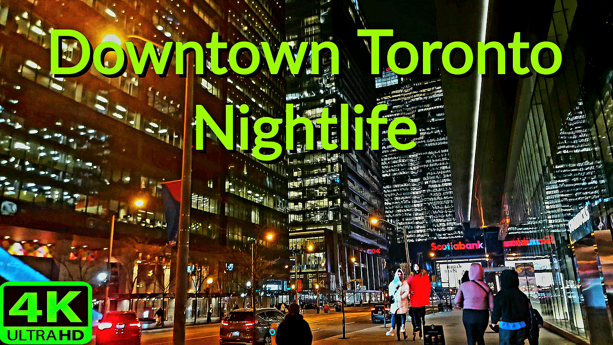 Urban winter Nightlife Downtown Toronto Canada 🇨🇦 | by Athir Canada ...