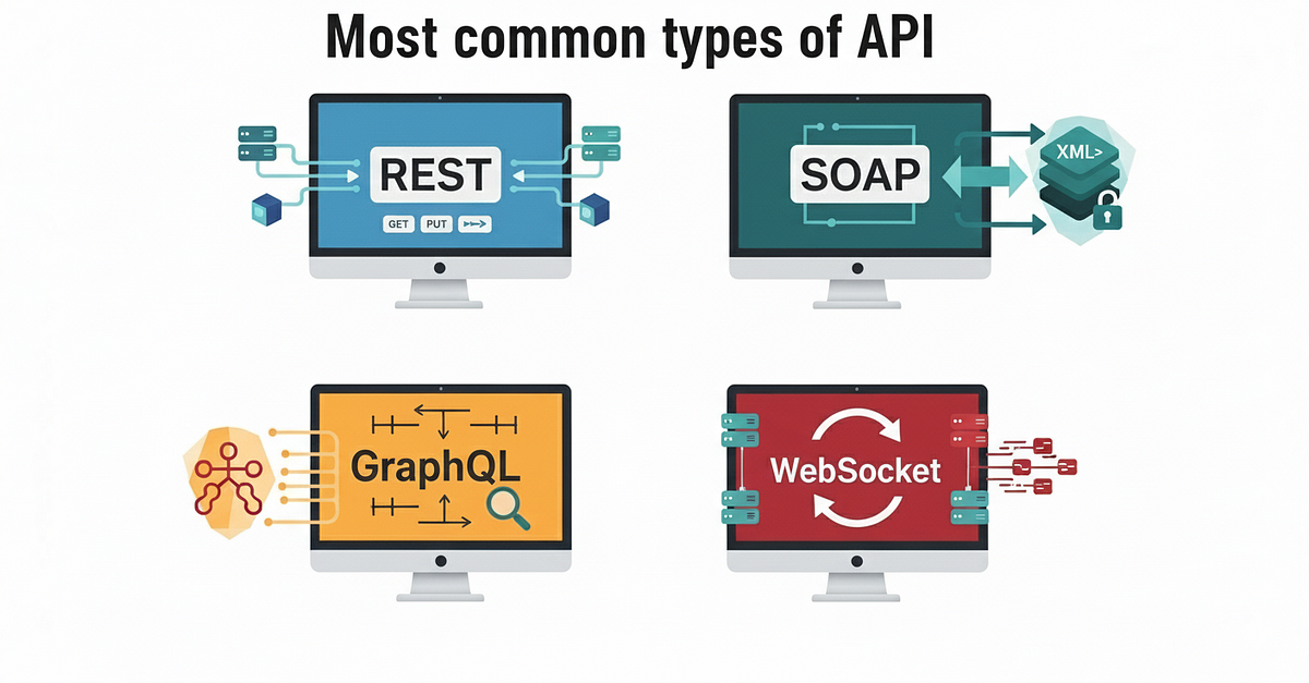 The 4 Most Common Types of APIs Explained (With Examples) | by Anirban ...