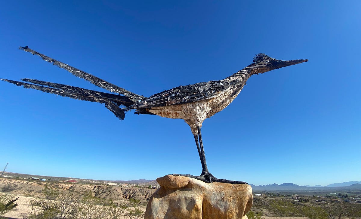 Locked out. The Las Cruces NM roadrunner monument… | by Peter Potrebic ...