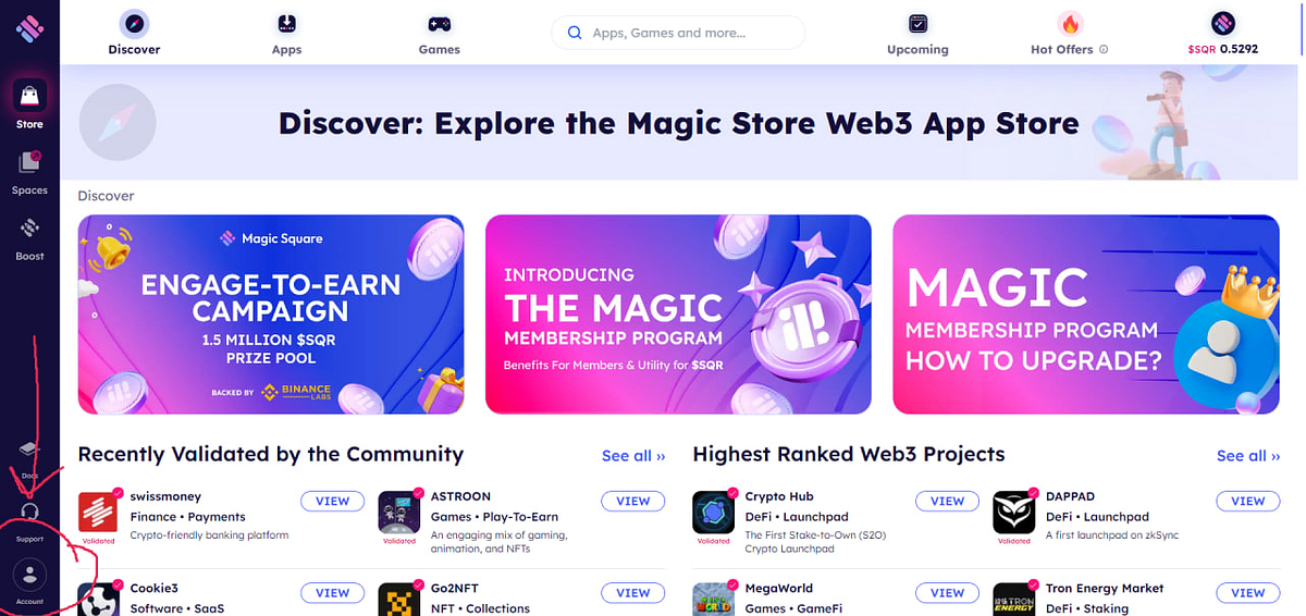 Magic Store registering guide. Hello dear crypto community! In this ...
