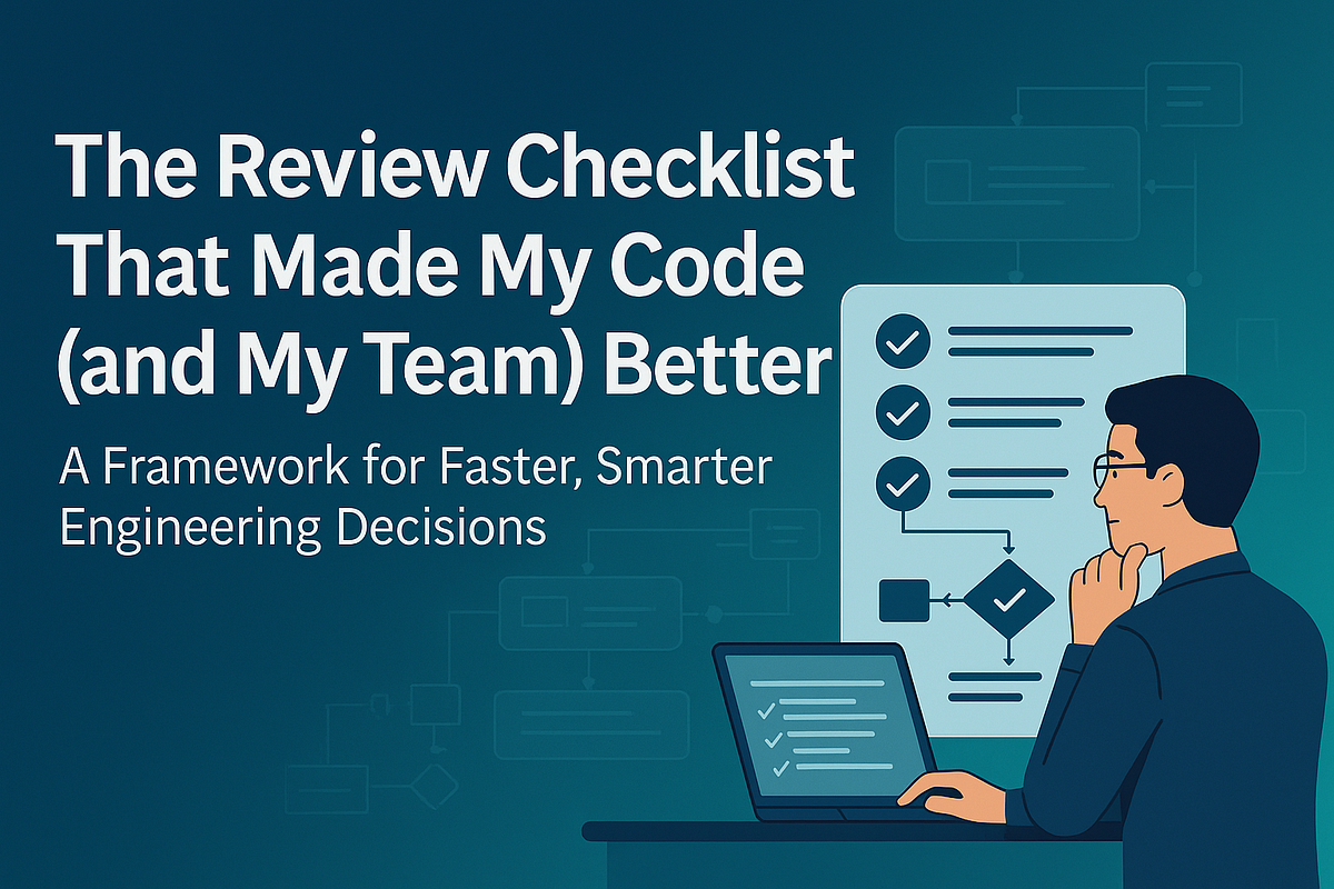 The Review Checklist That Made My Code (and My Team) Better | by ...