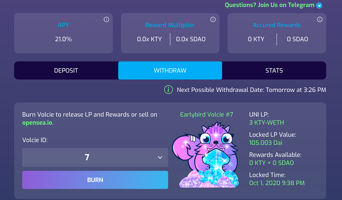 Announcing “Volcie” NFT Token, Allowing Volcano Yield Farming Tokenized ...