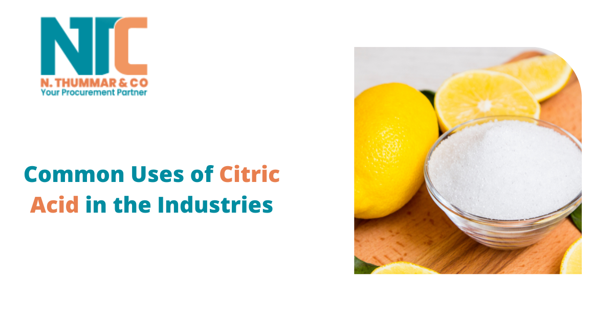 Common Uses of Citric Acid in the Industries | by Thummarsofficial | Medium