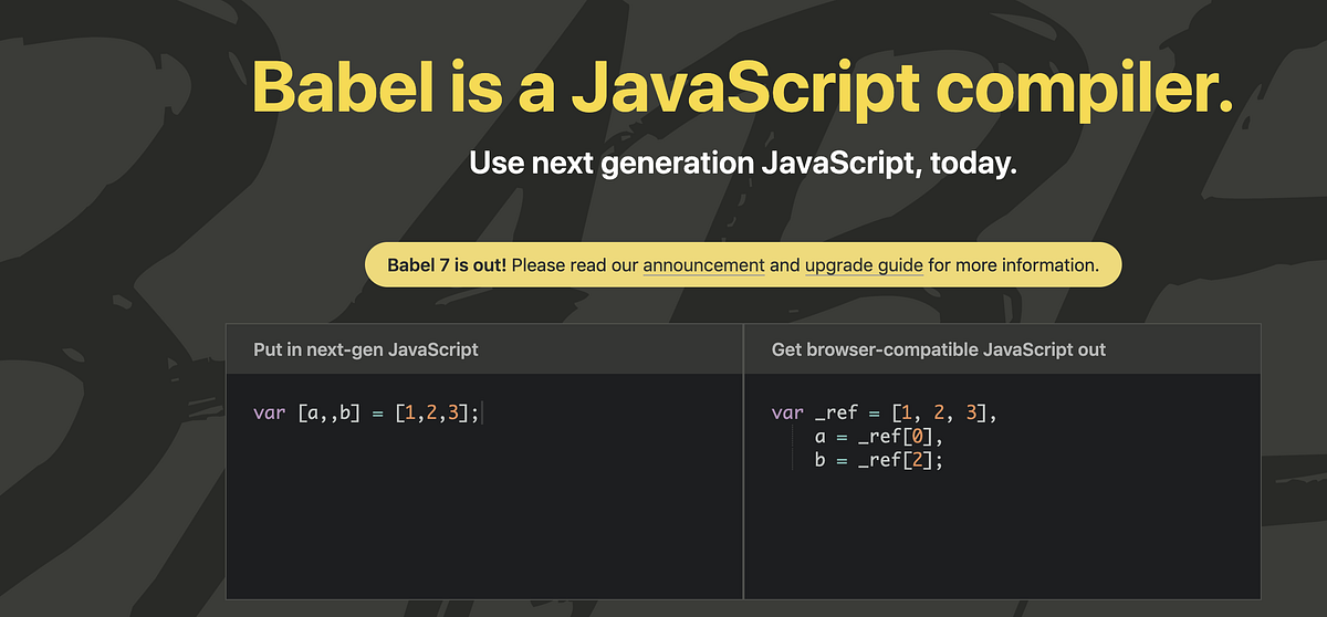 Babel.js for a simple CLI project | by Kamalov Otash | Medium