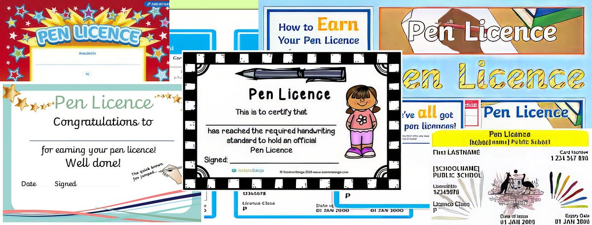 Pen Licences for School Kids in Australia? Seriously? | by Shon ...