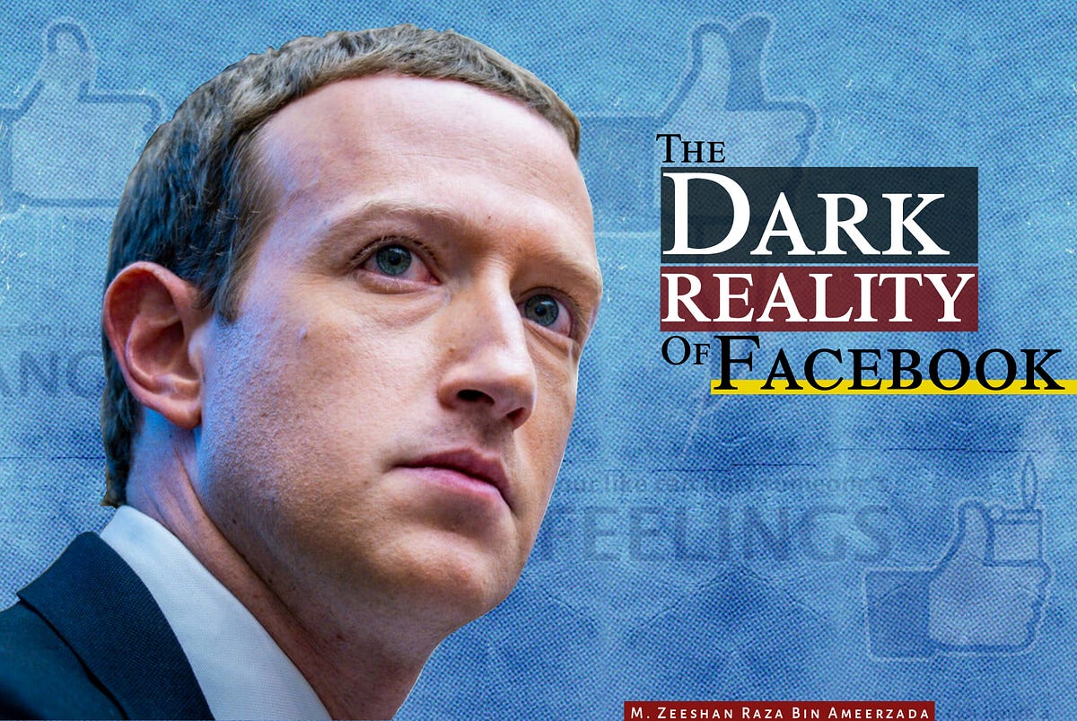 The dark reality of Facebook. Social media what comes to your mind ...
